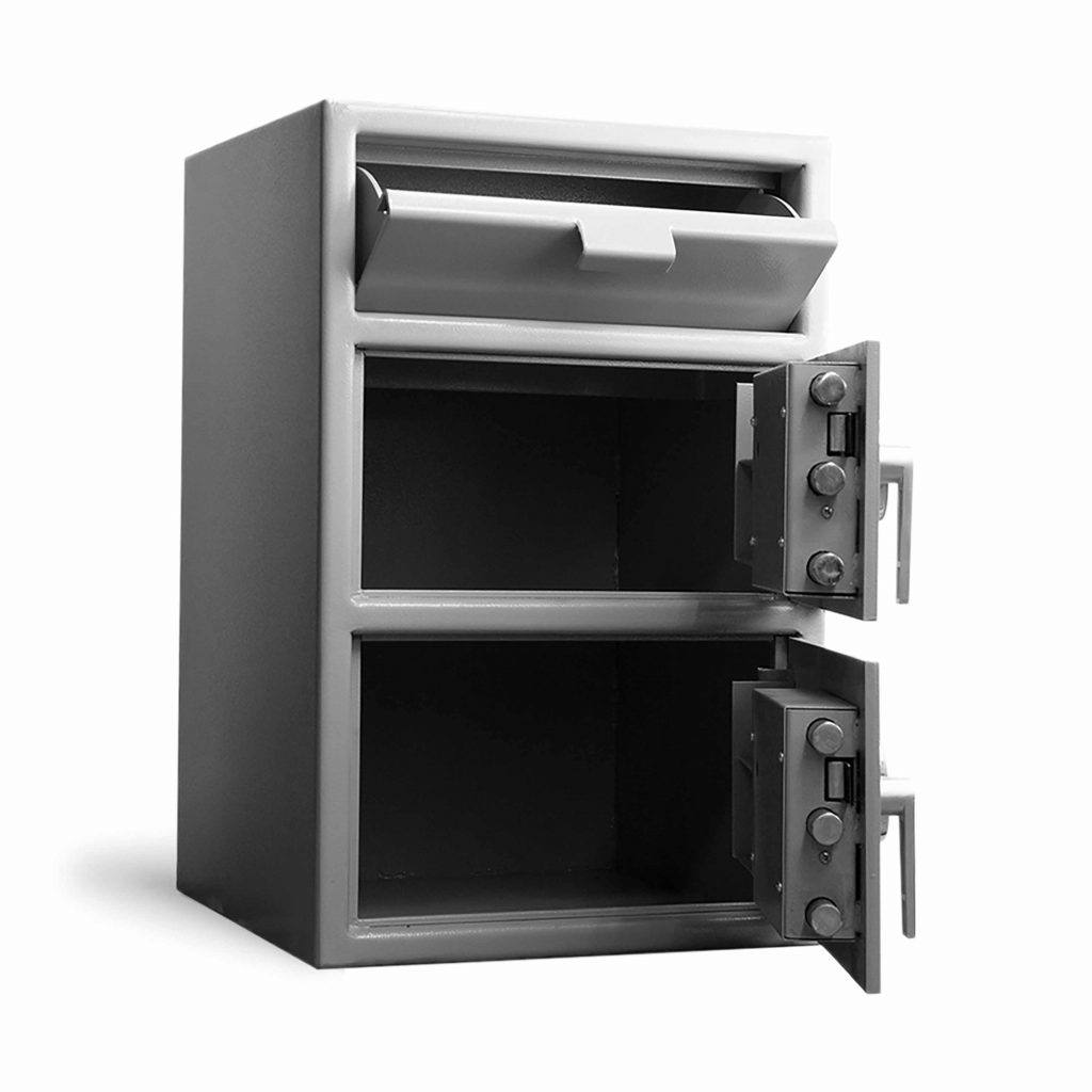 Heavy Duty Front Load Depository Safe, Double Door | HD-FL3020TB ...